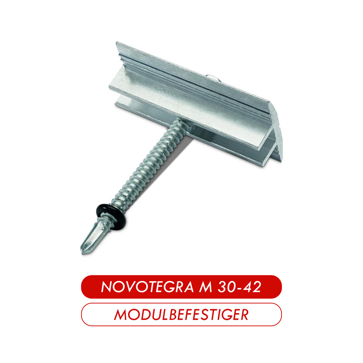 Novotegra Mittelklemme Modulbefestiger-Set M 30-42, 1,99